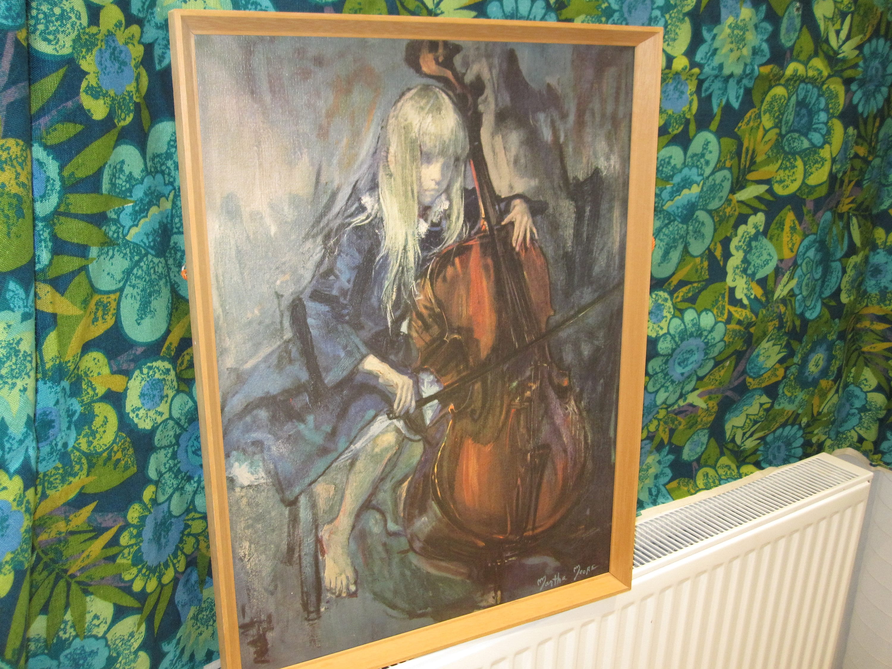 1963 Vintage Martha Moore "barefoot Prodigy" Brush Stroke Lithograph in ...