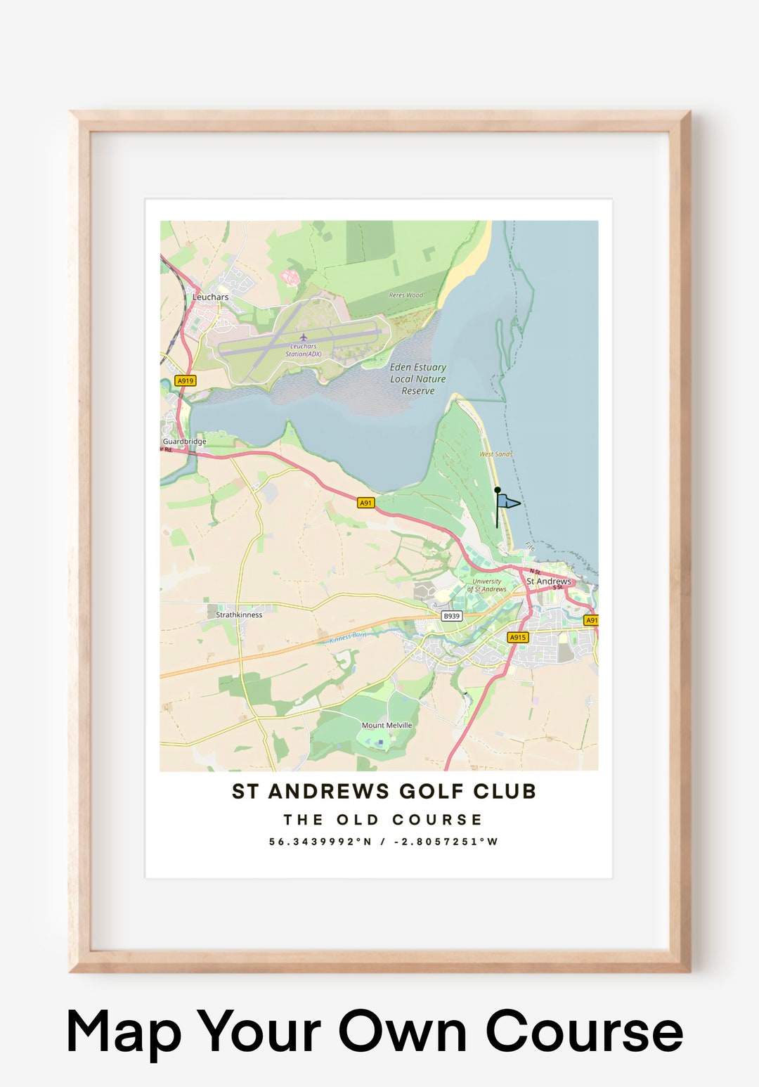 Custom Golf Course Map for Any Golf Course Print Golf Course Golf Art ...