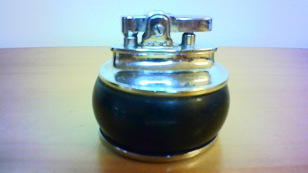 Vintage Petrol Table Lighter Rolstar Bakelite & Chrome - Etsy