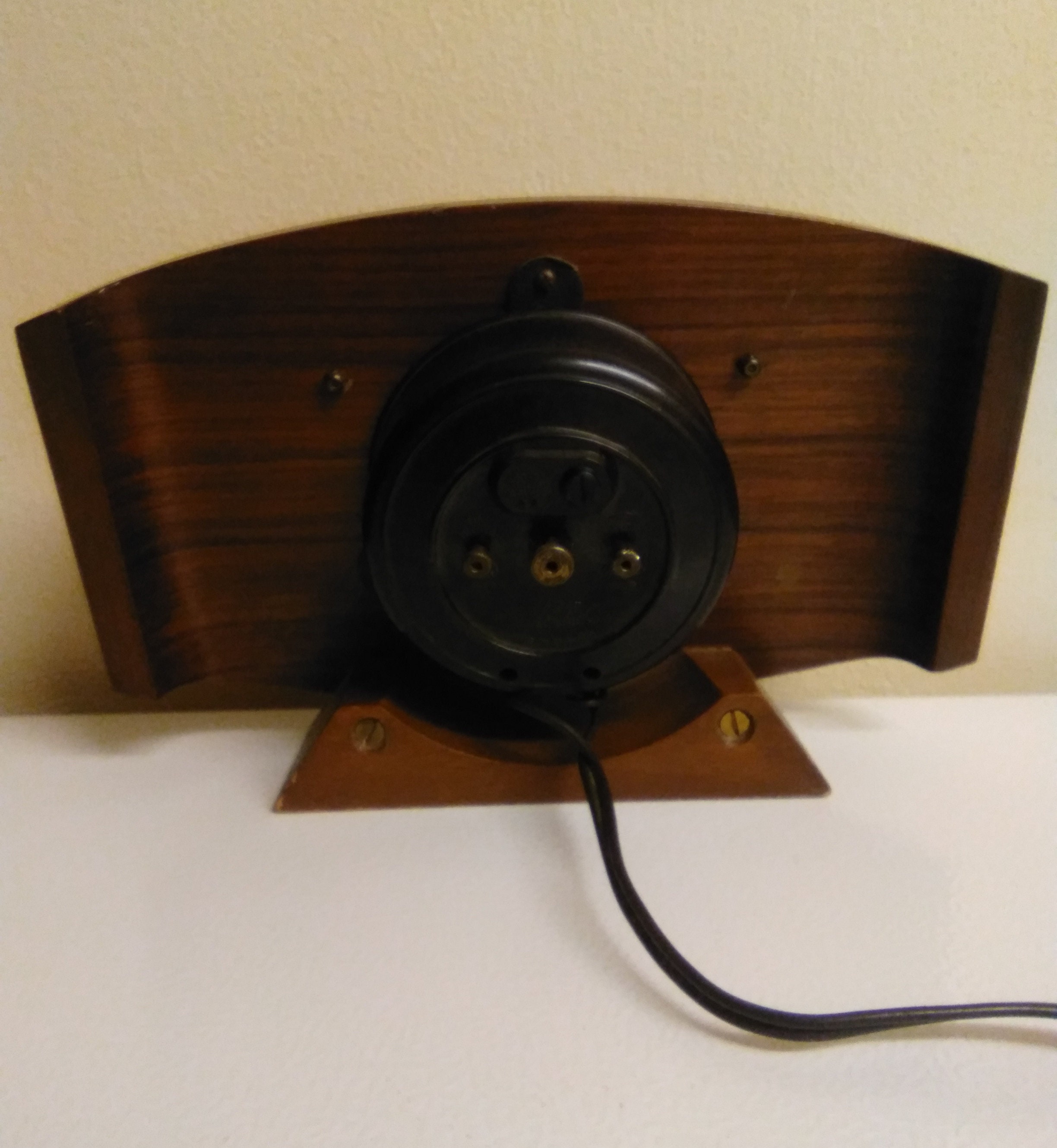 Vintage Metamec Electric Mantel Clock Mid Century Wood & - Etsy