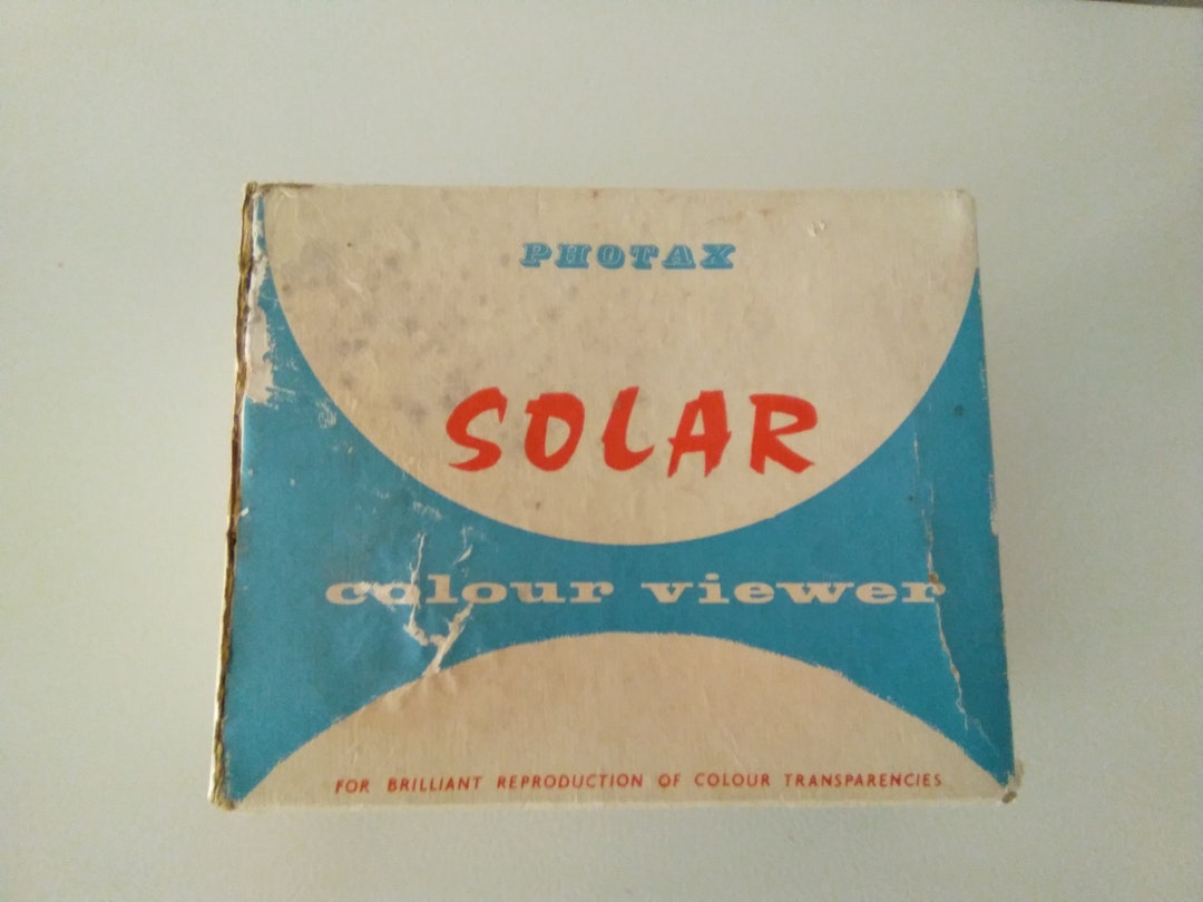 Vintage Photax Solar 35mm Slide Viewer in Original Box Made - Etsy