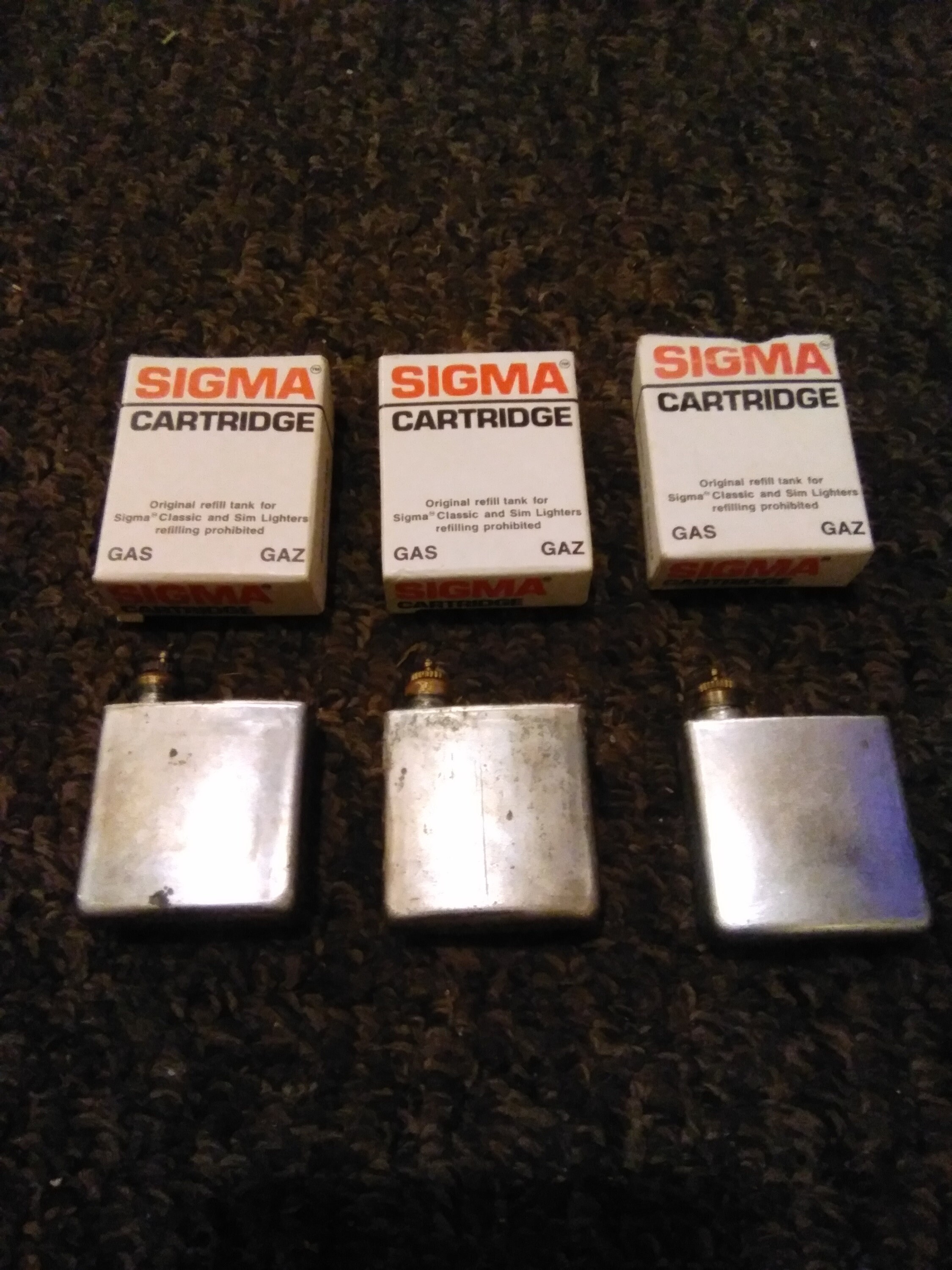Vintage Shop Display Sigma/sim Lighters Gas Cartridge Display Unit - Etsy