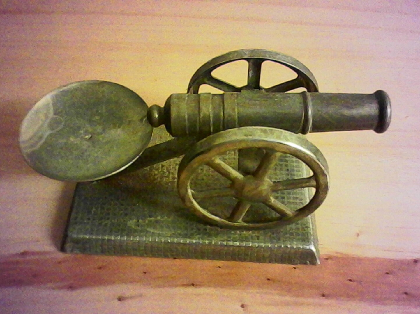 Vintage Brass Cannon Ashtray Cannon Model Ashtray on Plinth Desk Toy - Etsy