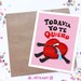 Bad Bunny Birthday Te Amo Spanish Card Bad Bunny Gift Bebesota Te Extra ...