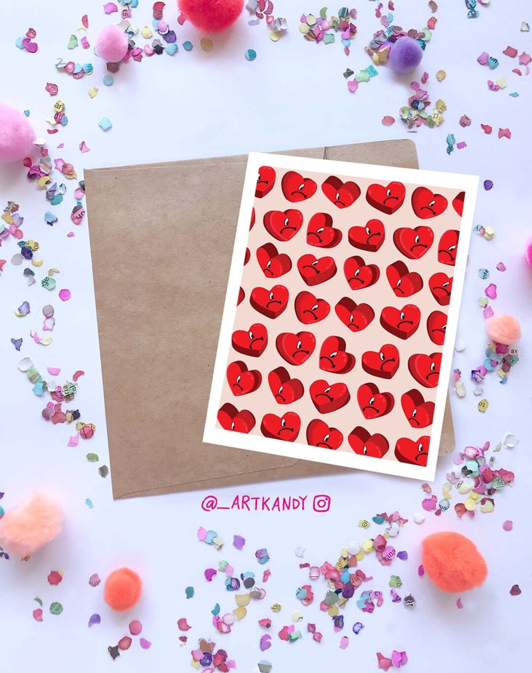 Bad Bunny Valentine's Day Card Benito Card Un Febrero Sin Ti Un Verano ...