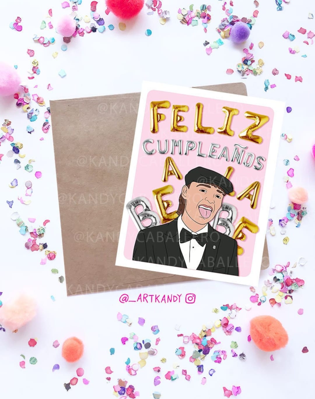 Peso Pluma Birthday Card Peso Pluma Card Feliz Cumpleanos Peso Pluma ...