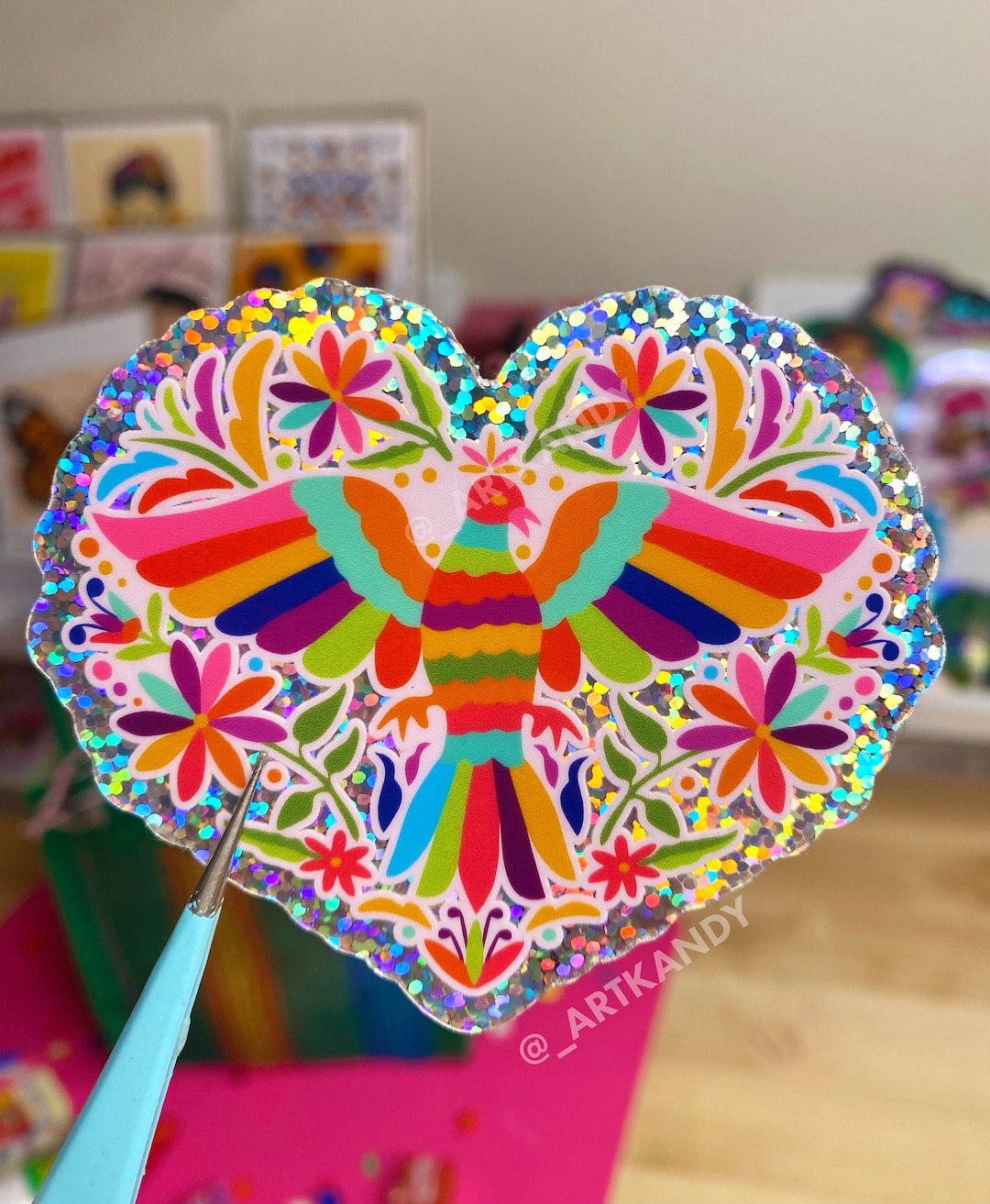 Mexican Otomi Sticker | Mexican Sticker | Mexican Folk Art | Alebrije ...