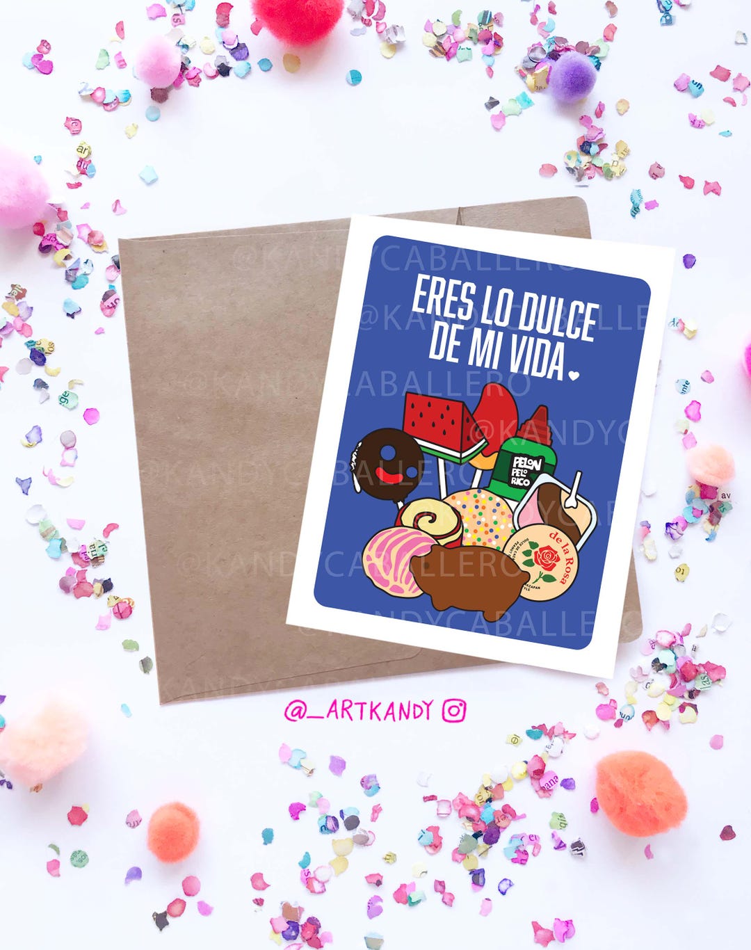 Lo Dulce De Mi Vida // Mi Vida //greeting Card//you're Sweet Birthday ...