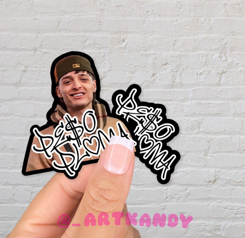 Peso Pluma | Peso Pluma Sticker | Ella Baila Sola | Peso Pluma Merch ...
