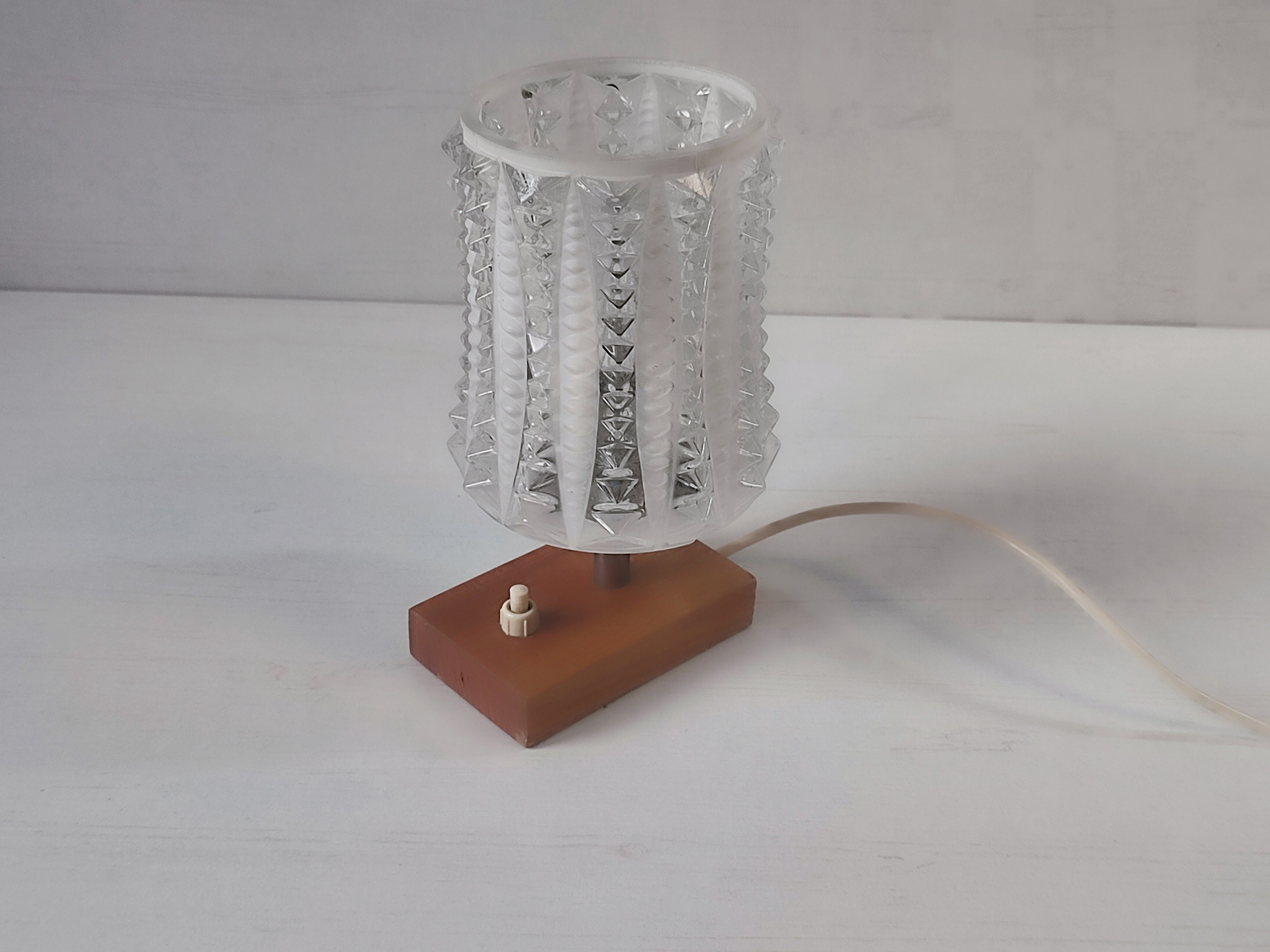Vintage Table Lamp, Small Bedside Lamp, Nightstand Lamp, Table Light ...