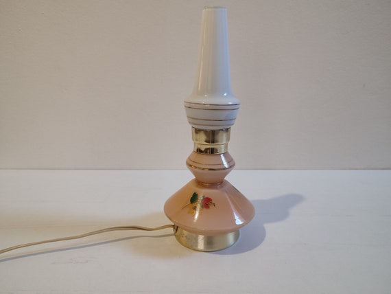 Vintage Table Lamp Small Bedside Lamp Mid Century Modern | Etsy