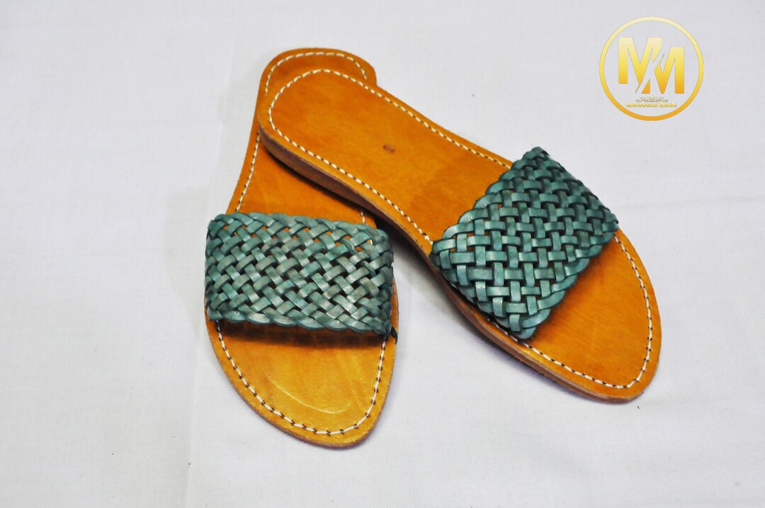 Moroccan Sandals , Leather Women's Sandals, Handmade Leather Shoes ...