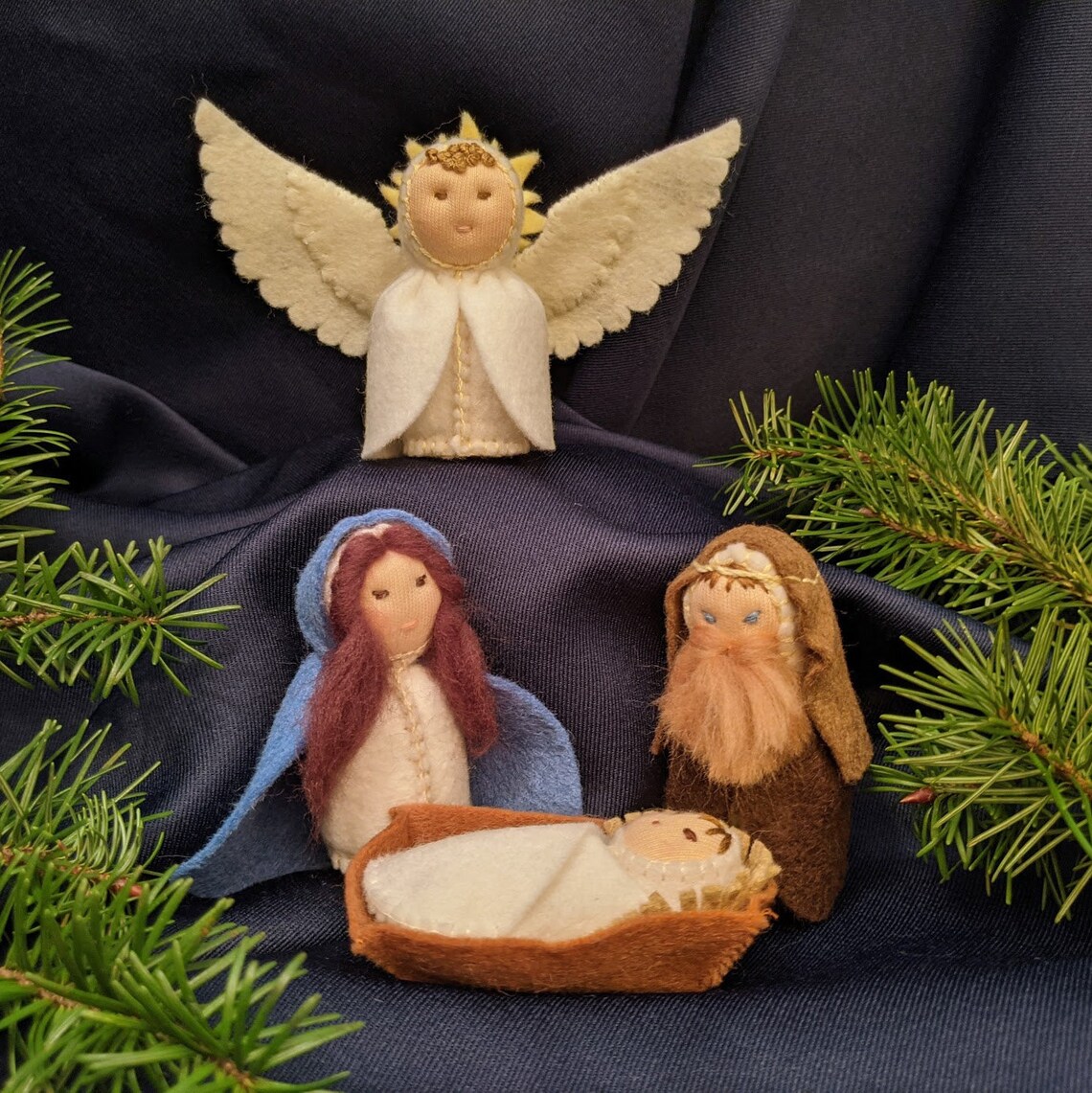 Christmas Star Angel Doll PDF Sewing Pattern - DIY Felt Project - Etsy