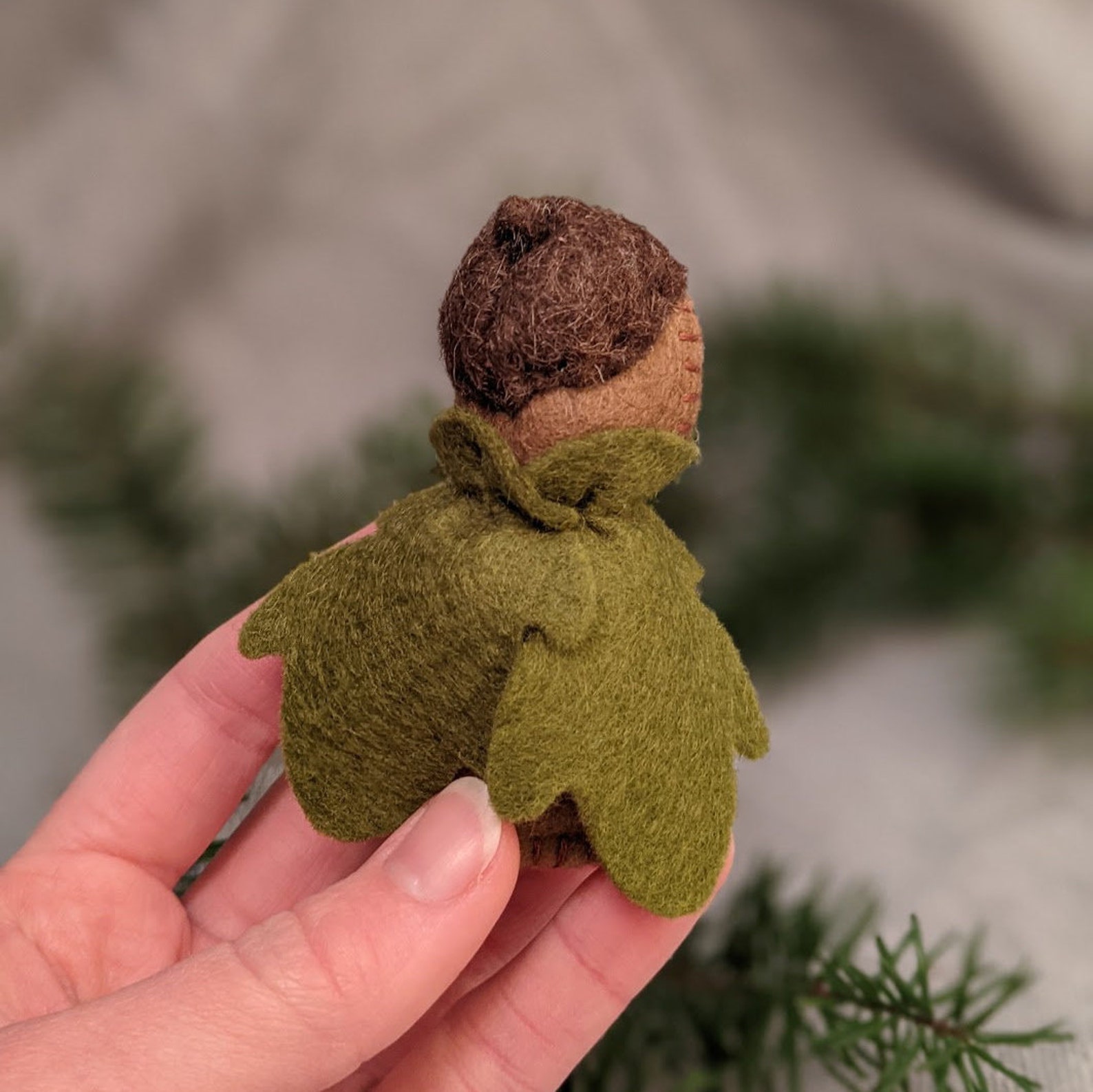 Acorn Doll PDFSVG Pattern DIY Felt Dollmaking Project - Etsy