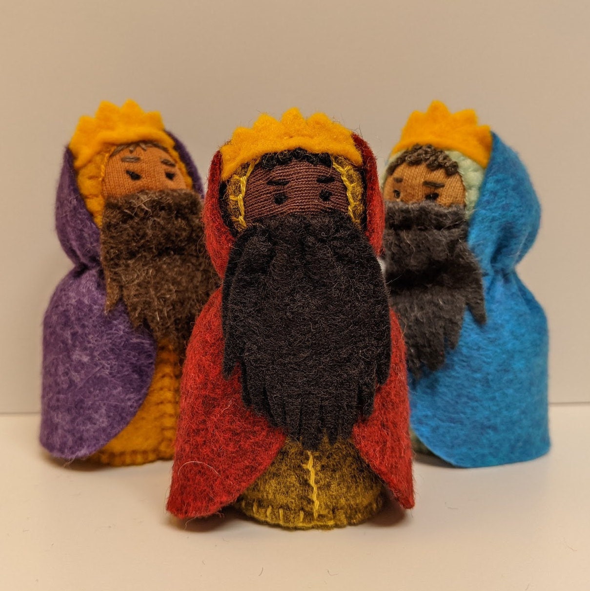 Wise Men Felt Doll Sewing Pattern – Nativity Three Kings (PDF+SVG) - Etsy