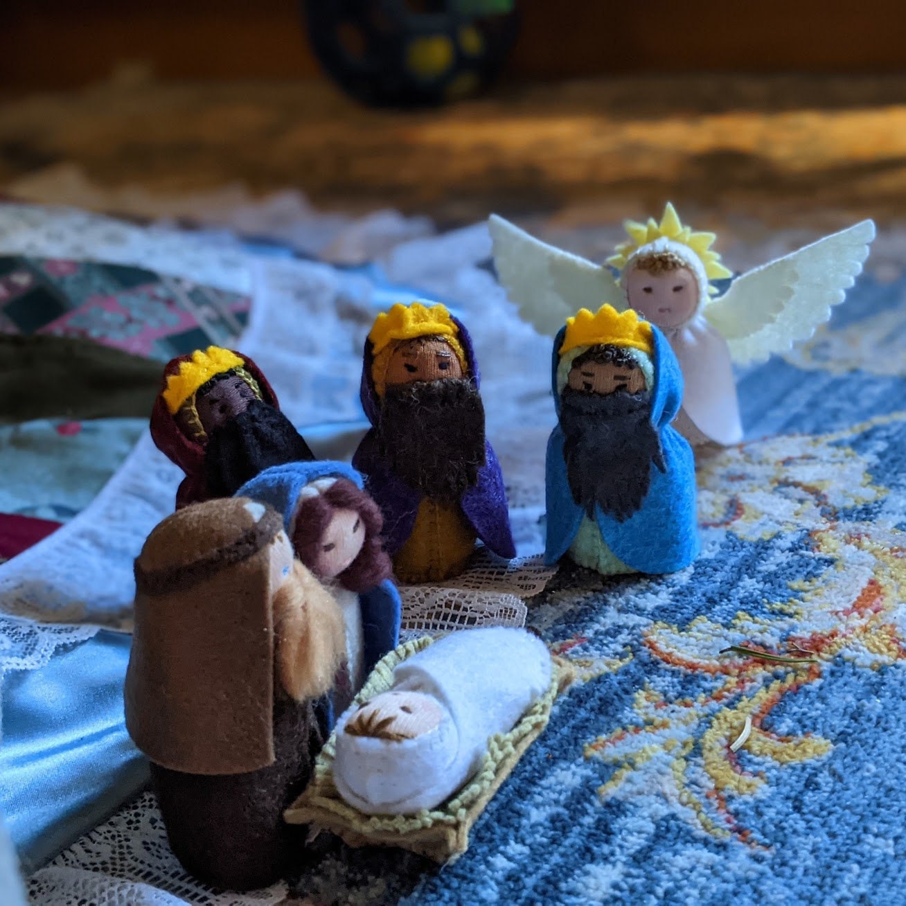 3 Kings/wise Men Dolls PDFSVG Pattern DIY Felt Dollmaking Project ...