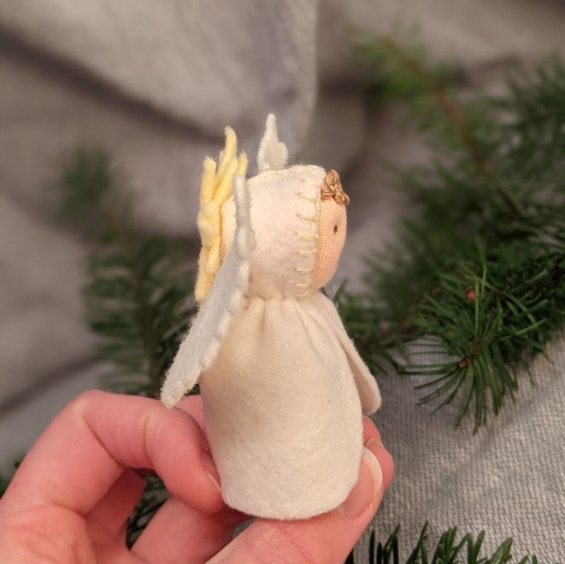 Christmas Star Angel Doll PDF Sewing Pattern - DIY Felt Project - Etsy