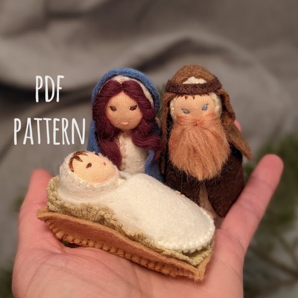 Primitive Nativity Pattern - Etsy