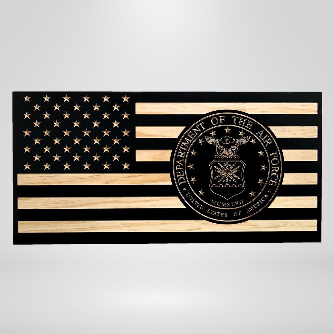Personalized Wood Engraved Military Wall Plaques, Army, Navy, Coast ...