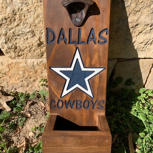 Beer Bottle Opener Wall Mount Sports Team NBA NFL MLB - Etsy