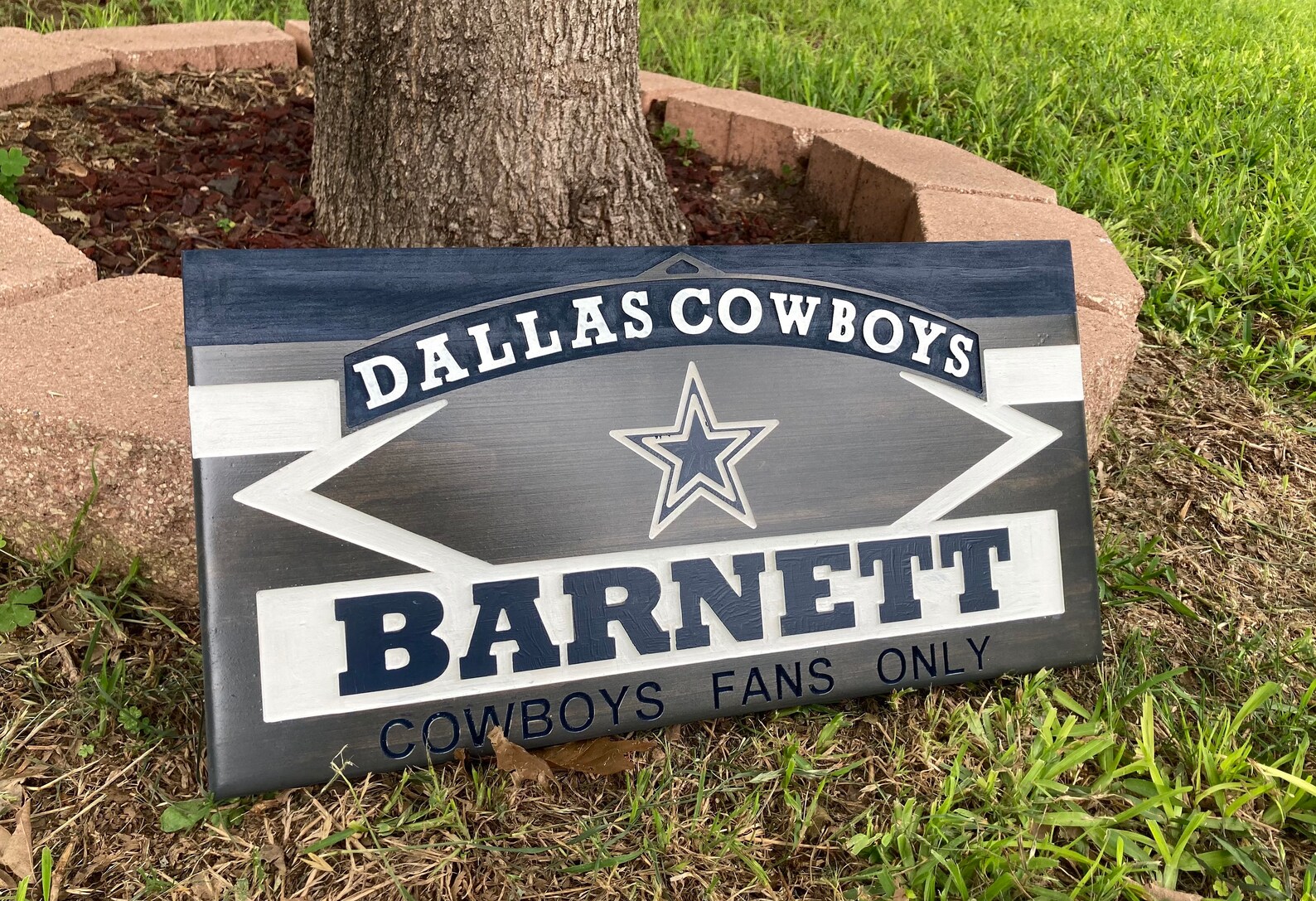 Dallas Cowboys Wall Decor Fans Only | Etsy