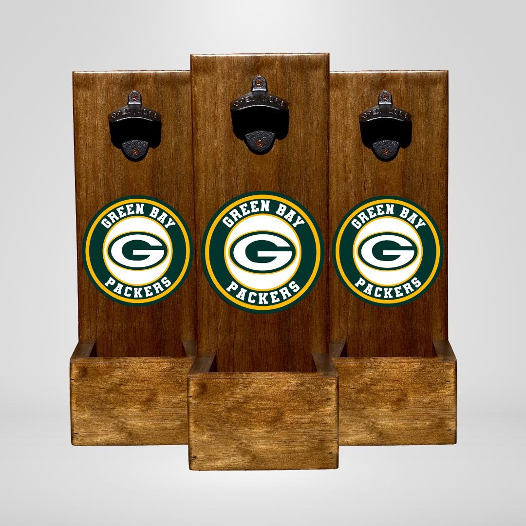 Greenbay Packers Beer Bottle Opener NFL Barware and Football Fan Gift ...