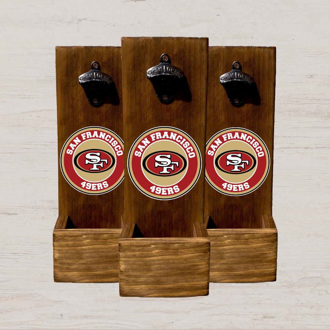 San Francisco 49ers Beer Bottle Opener NFL Barware and Football Fan ...