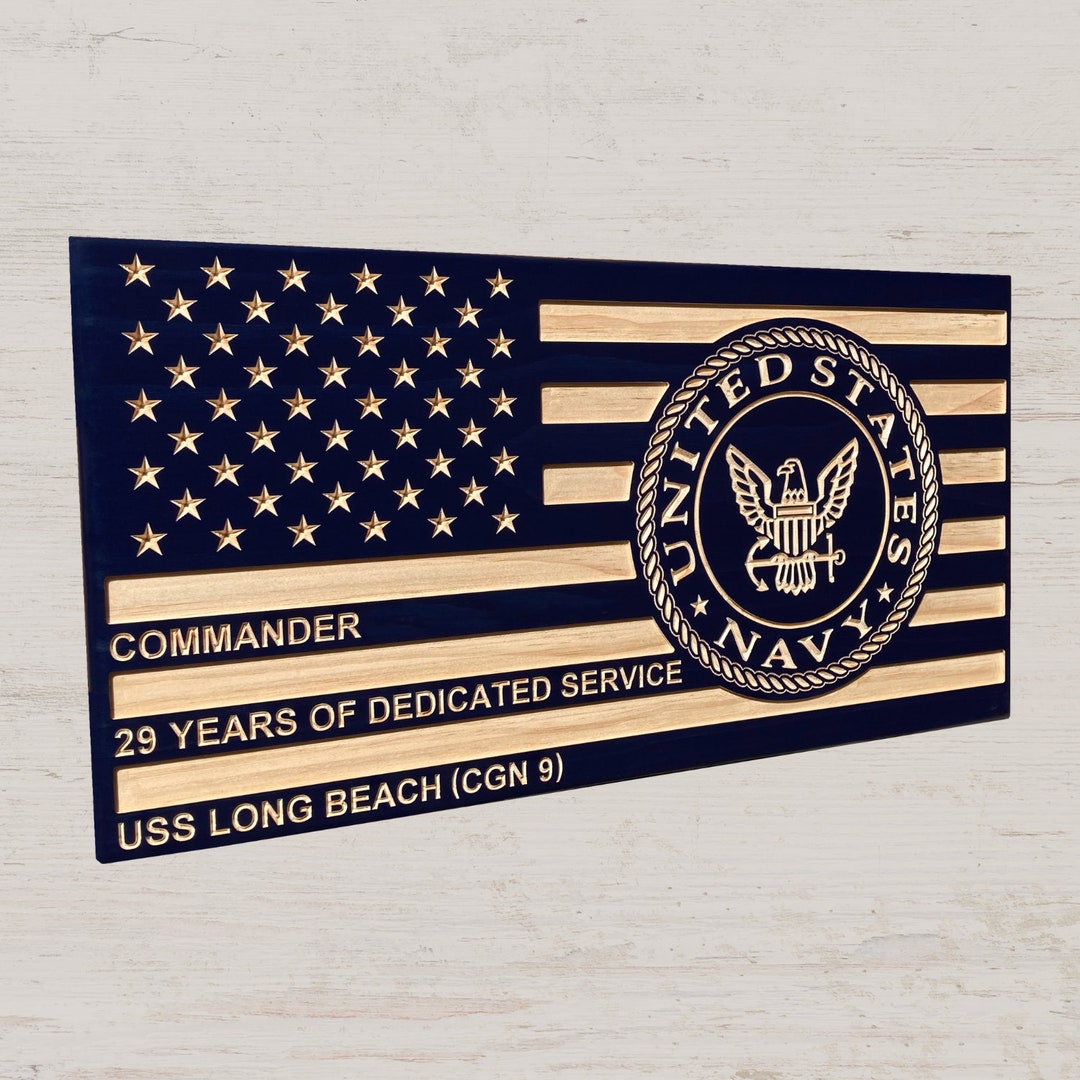 US Navy Military Plaque Personalized Wood Engraved Wall Plaques - Etsy