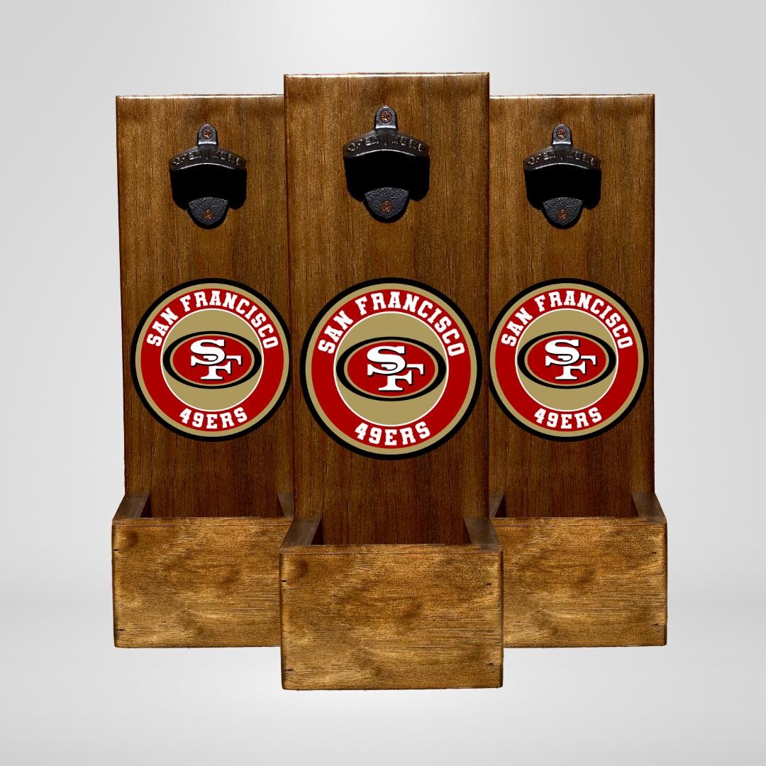 San Francisco 49er’s Beer Bottle Opener - NFL Barware and Football Fan ...