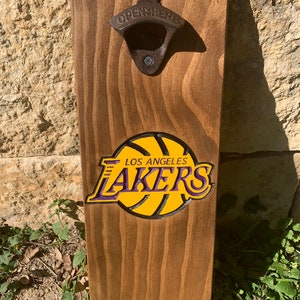 Beer Bottle Opener Wall Mount Sports Team NBA NFL MLB - Etsy