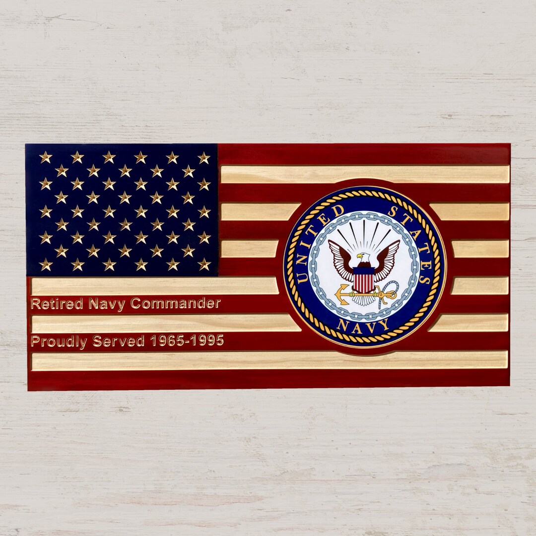 US Navy Military Plaque - Personalized Wood Engraved Wall Plaques ...