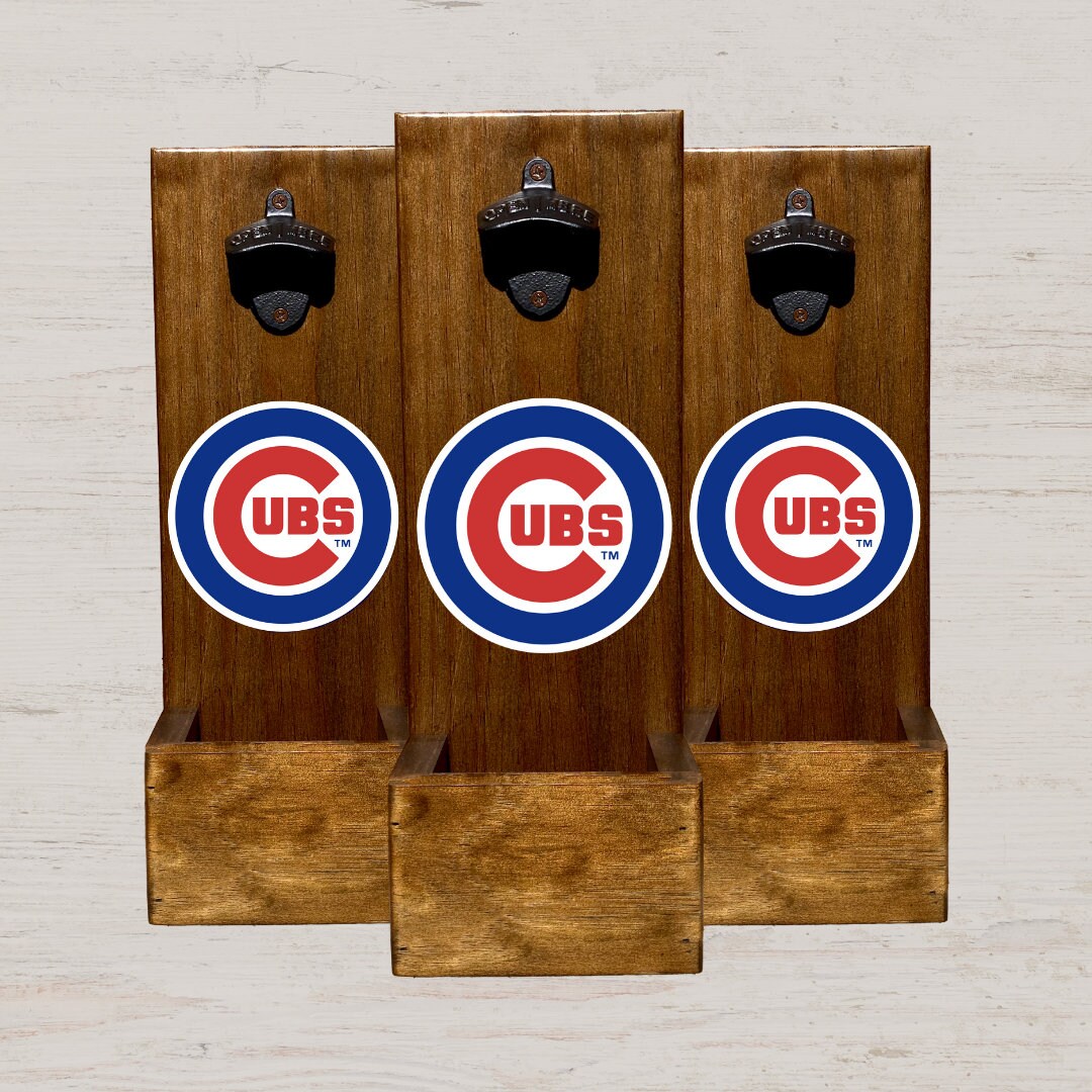 Chicago Cubs Beer Bottle Opener MLB Barware and Baseball Fan Gift ...
