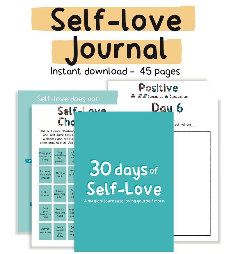 Growth Mindset Workbook Bundle for Self Esteem Worksheets Teen - Etsy