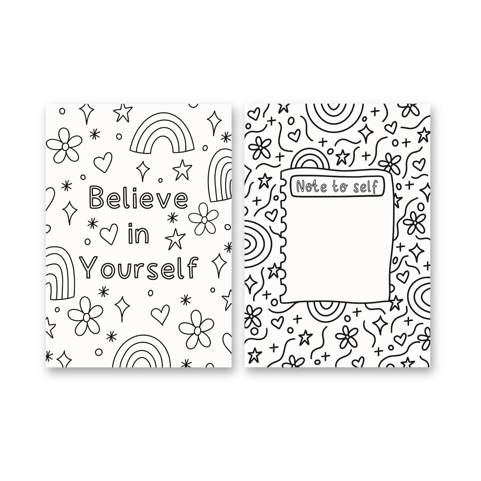 Digital Self-care Colouring Book | Activity Book | Anxitey | Self-care ...