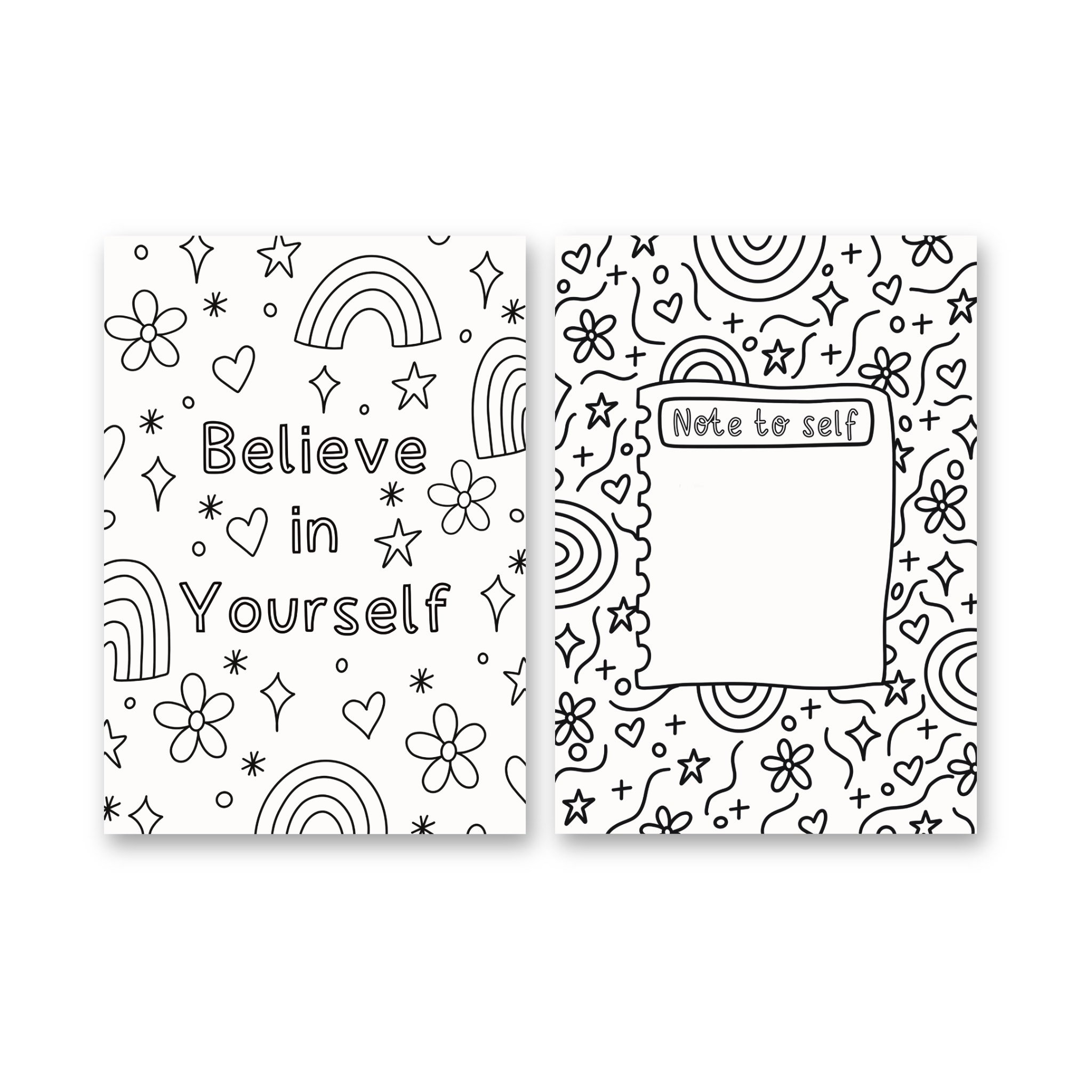 Digital Self-care Colouring Book Activity Book Anxitey - Etsy Australia