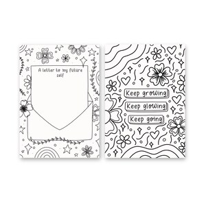 Digital Self-care Colouring Book | Activity Book | Anxitey | Self-care ...
