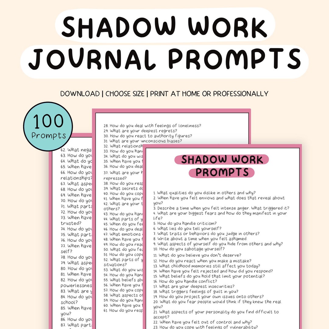 Shadow Work Journal Prompts | Shadow Work Prompts | Journaling Prompts ...