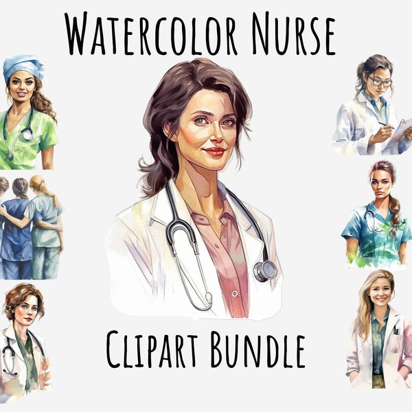 Nurse Clipart - Etsy