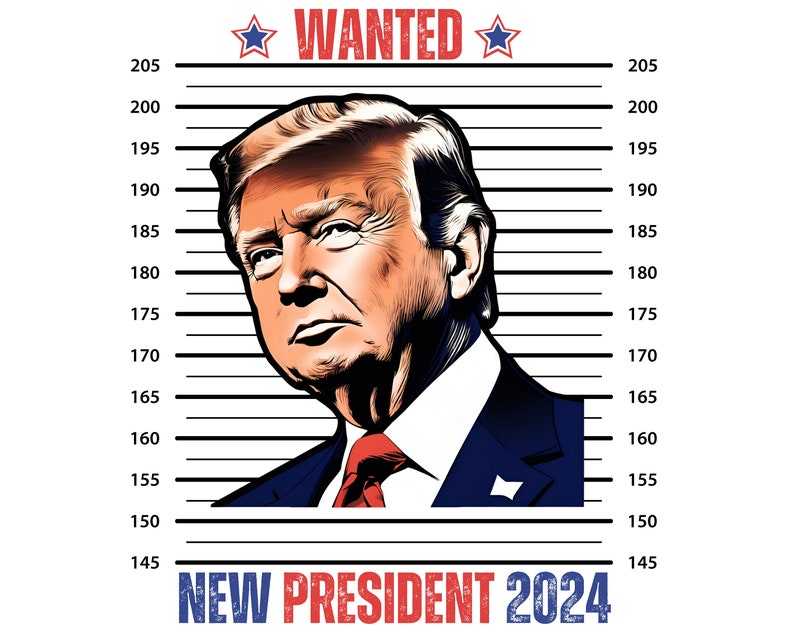 Donald Trump 2024 President Election PNG Design for Print, Republican ...