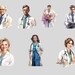 Watercolor Doctor Clipart, Doctor PNG, Hospital, Nurse, Nursing ...