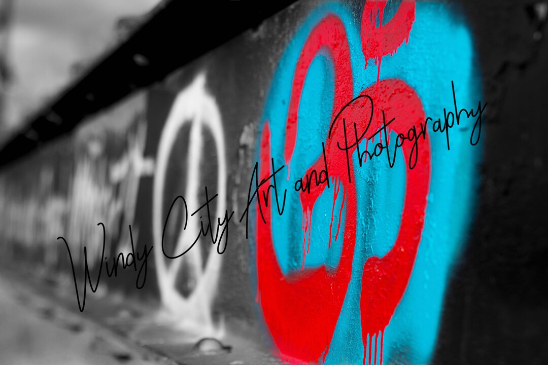 Color Splash Graffiti Color Print Photography Téléchargement numérique ...