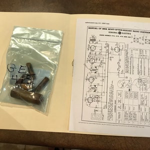 Restored General Electric Model 415 AM Broadcast Tube Radio With Added ...