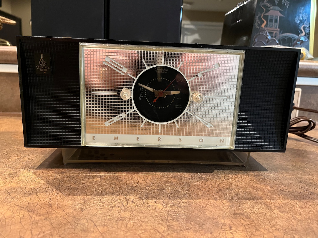 Awesome Restored Emerson 825-B AM Tube Clock Radio Bluetooth Ready - Etsy