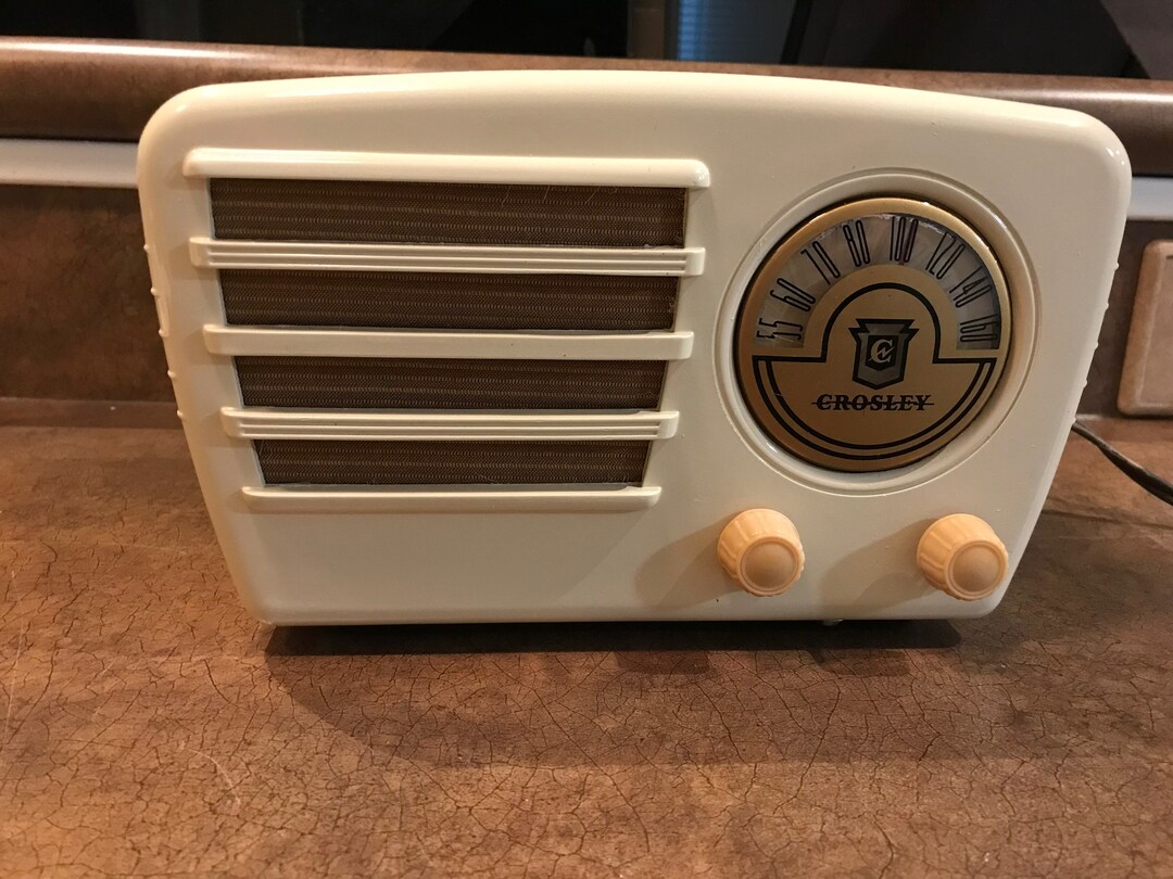 Pristine Restored Crosley Model 9-120W in Ivory White Bakelite Case - Etsy