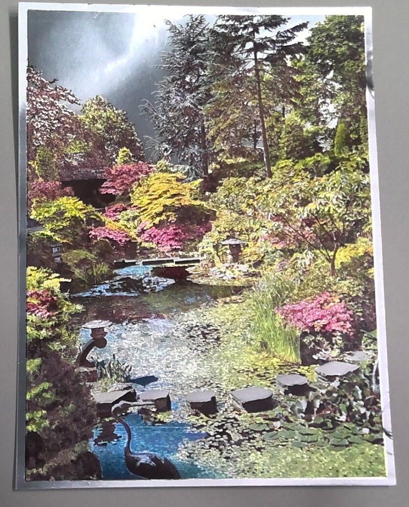 Dufex Foil Prints Japanese Water Garden Isbella Plantation - Etsy