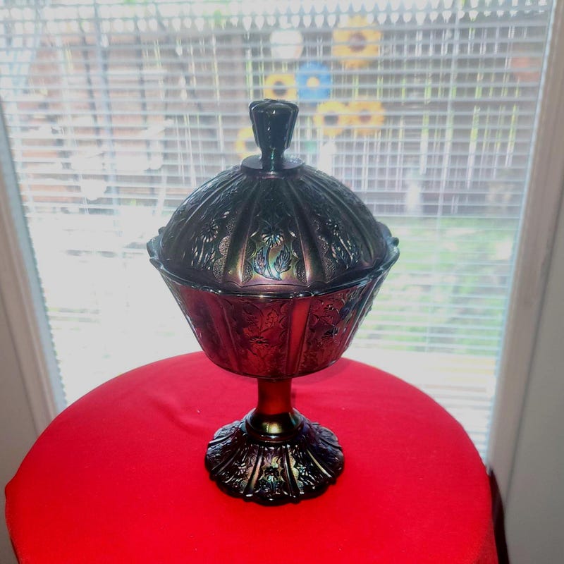 Fenton Candy Dish - Etsy