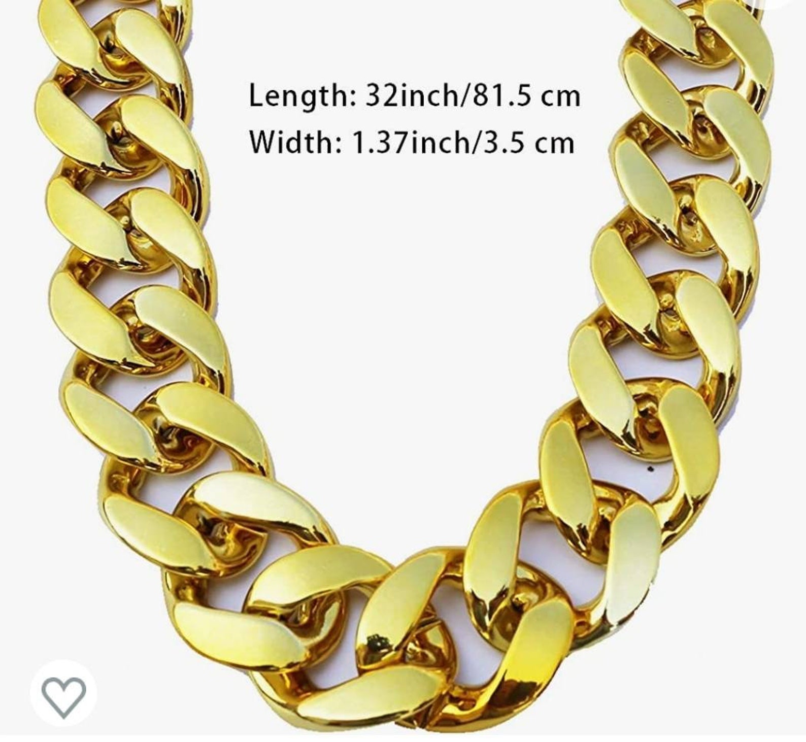 Gold Faux Chain - Etsy