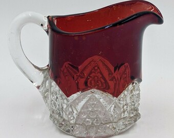 Ruby Red Flash Glass | Etsy