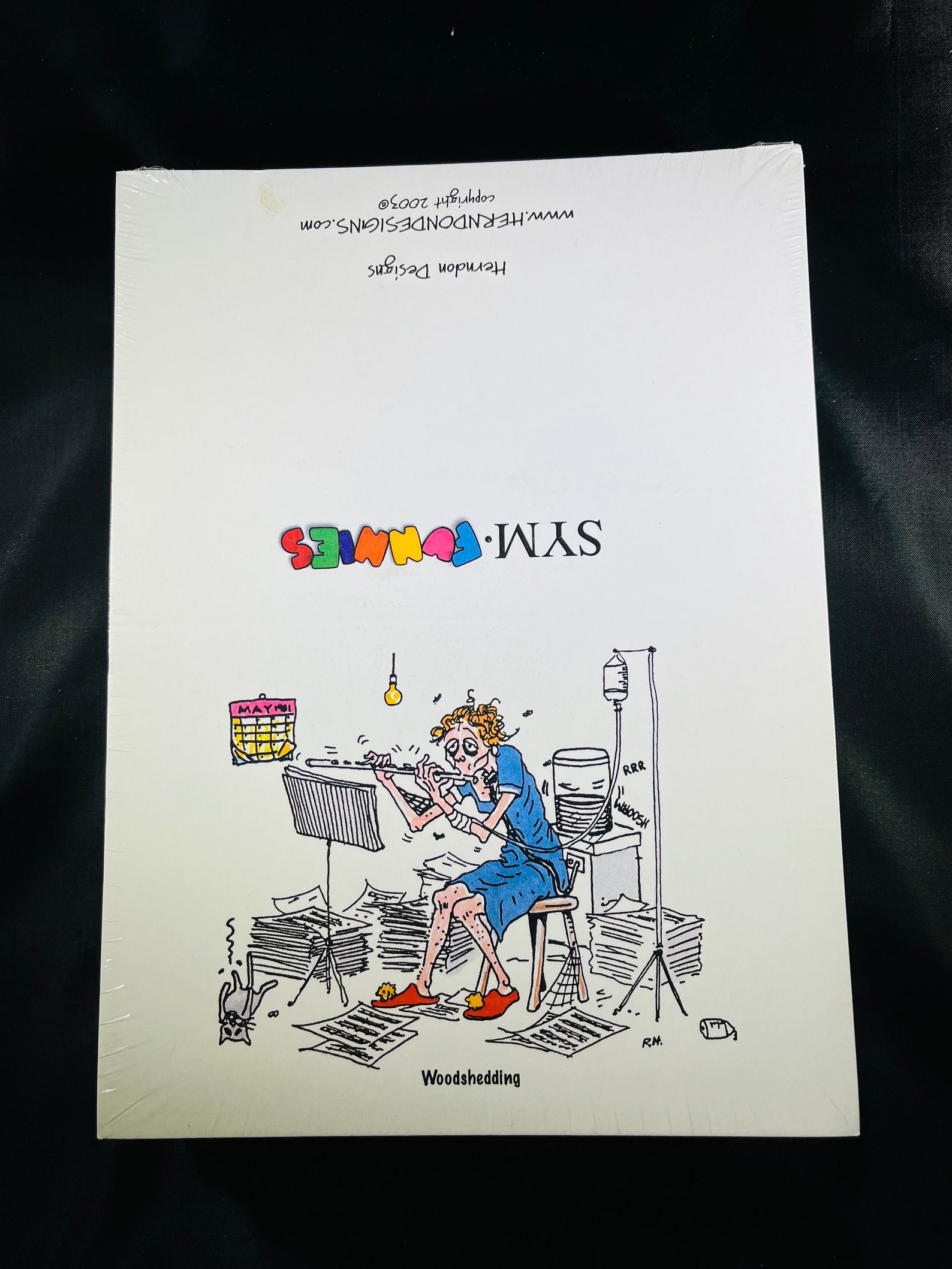 Three Symfunnies Flute Greeting Cards Woodshedding - Etsy UK