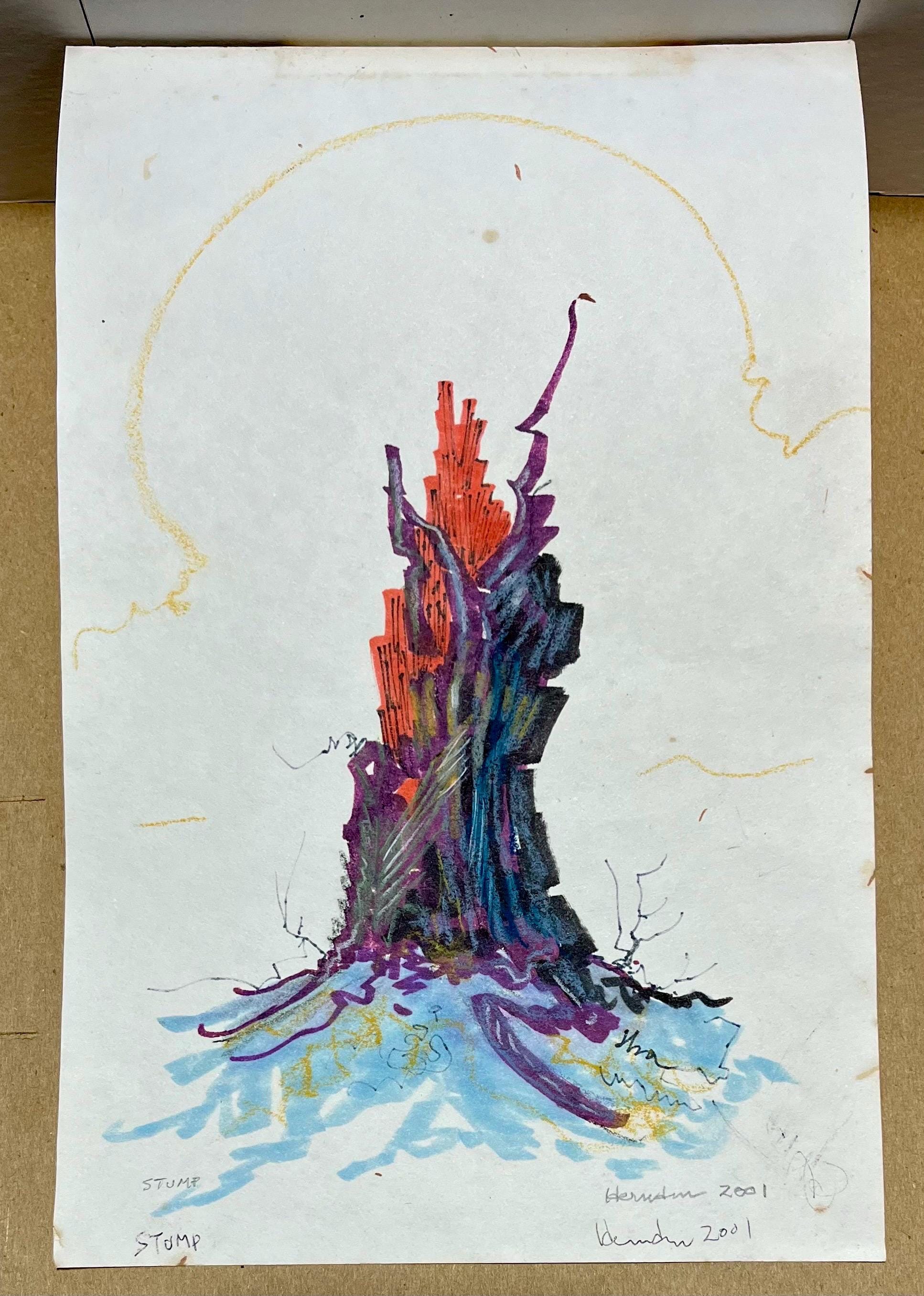 Multi Media Pen and Ink Drawing - Etsy